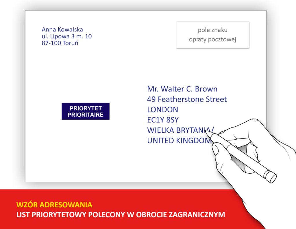 For You Registered Foreign Letter - Polish Post