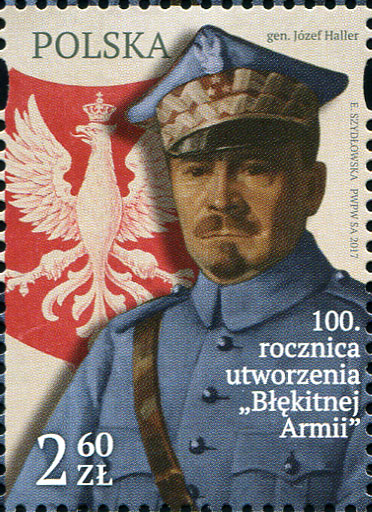 100. rocznica utworzenia "Błękitnej Armii" - Poczta Polska