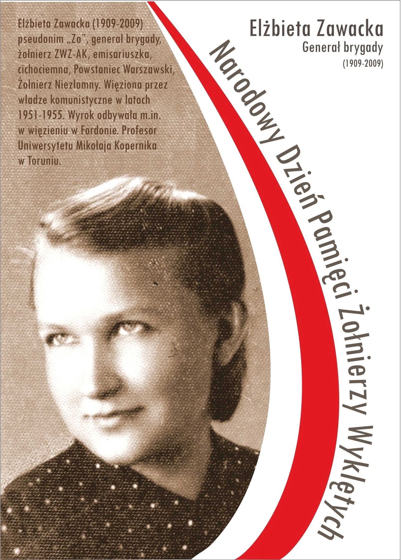 Narodowy Dzień Pamięci Żołnierzy Wyklętych – Generał Elżbieta Zawacka ...